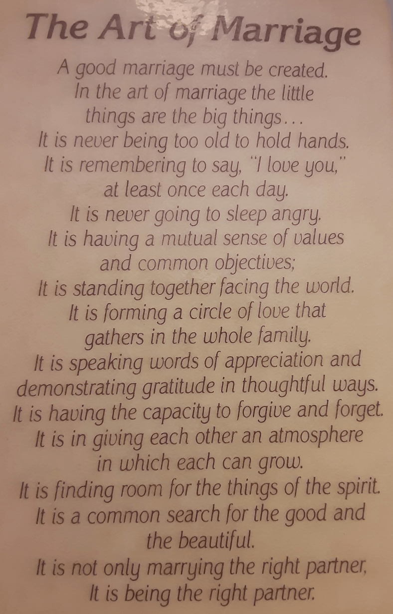 The Art of Marriage and Care Partnering | Adjunct_Wizard